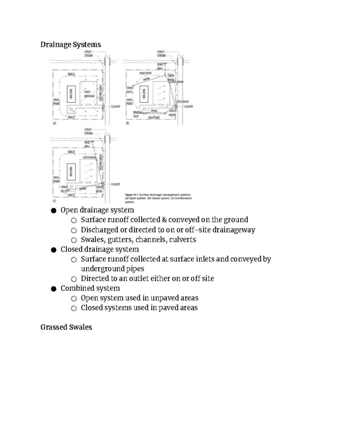 Module 5 Storm Water System Design - Drainage Systems Open drainage ...