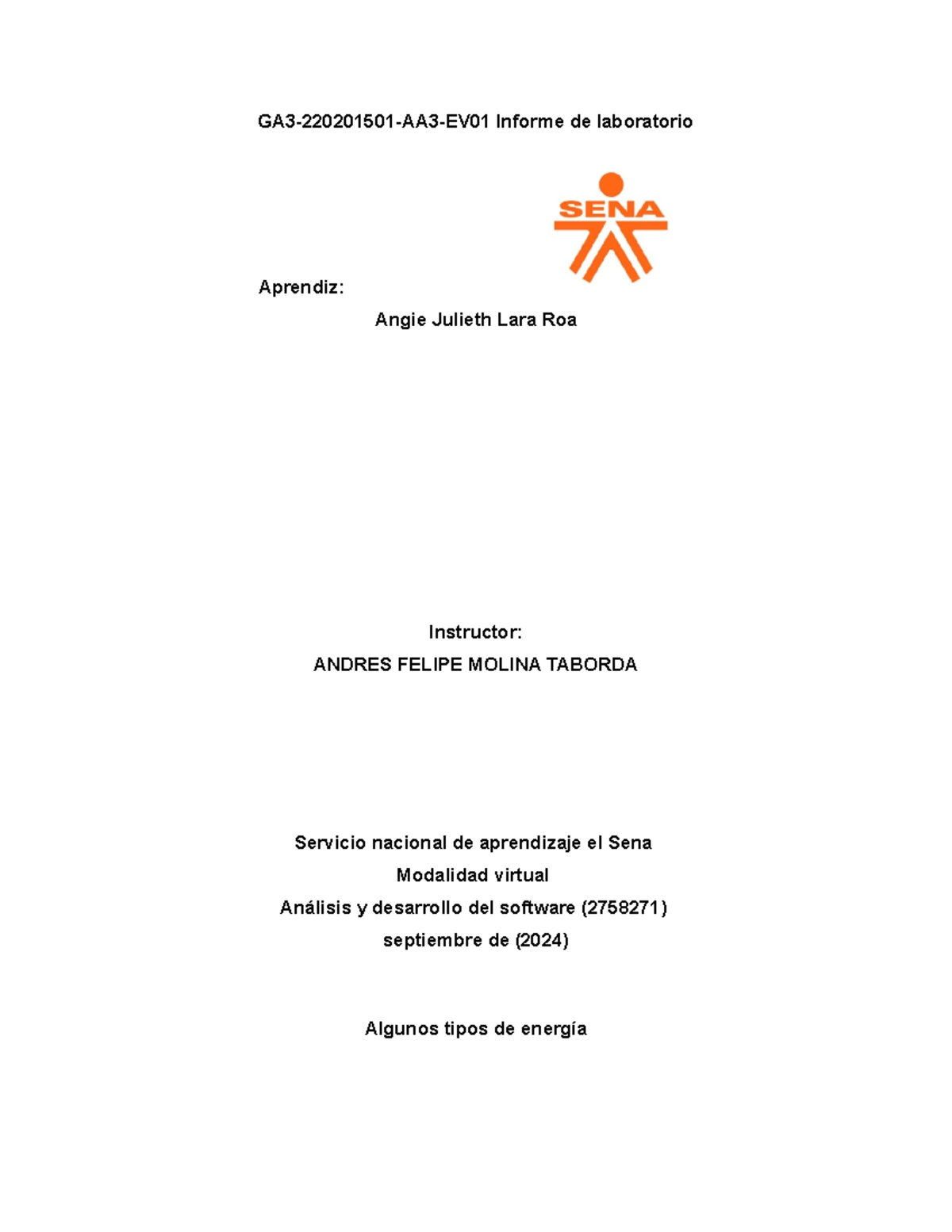 GA3 - asdfgyuygtfds - GA3-220201501-AA3-EV01 Informe de laboratorio ...