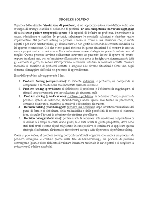 Metodo Papsa - Riassunto TFA SOSTEGNO VIII Ciclo - METODO PAPSA -JAOUI ...