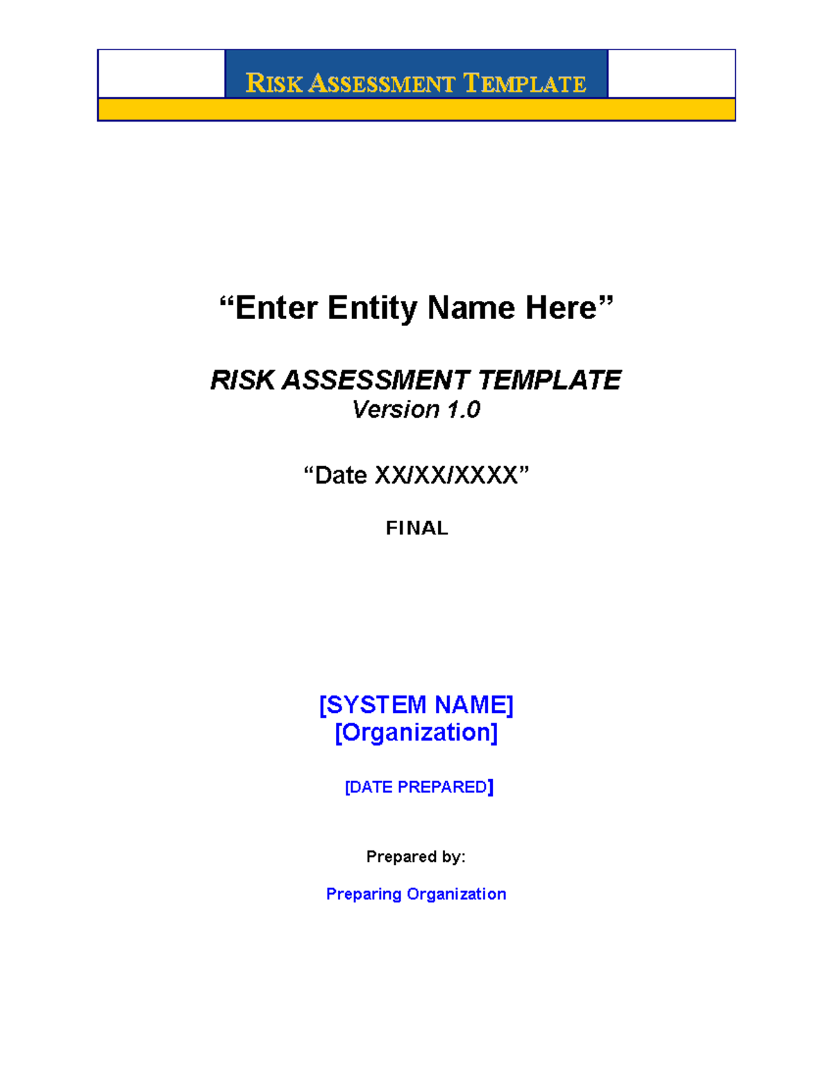 141767622 HUD Risk Assessment Report Template V.1P 2009 0513 - RRISKISK ...