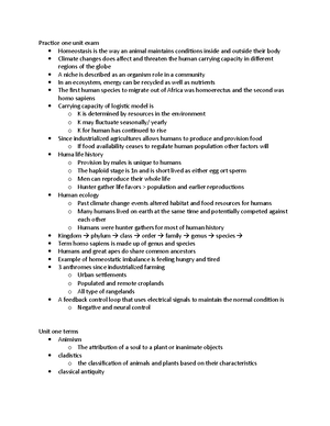 HB homework 1 F22 - dr. hranitz - Human Biology Biology 101 Homework ...