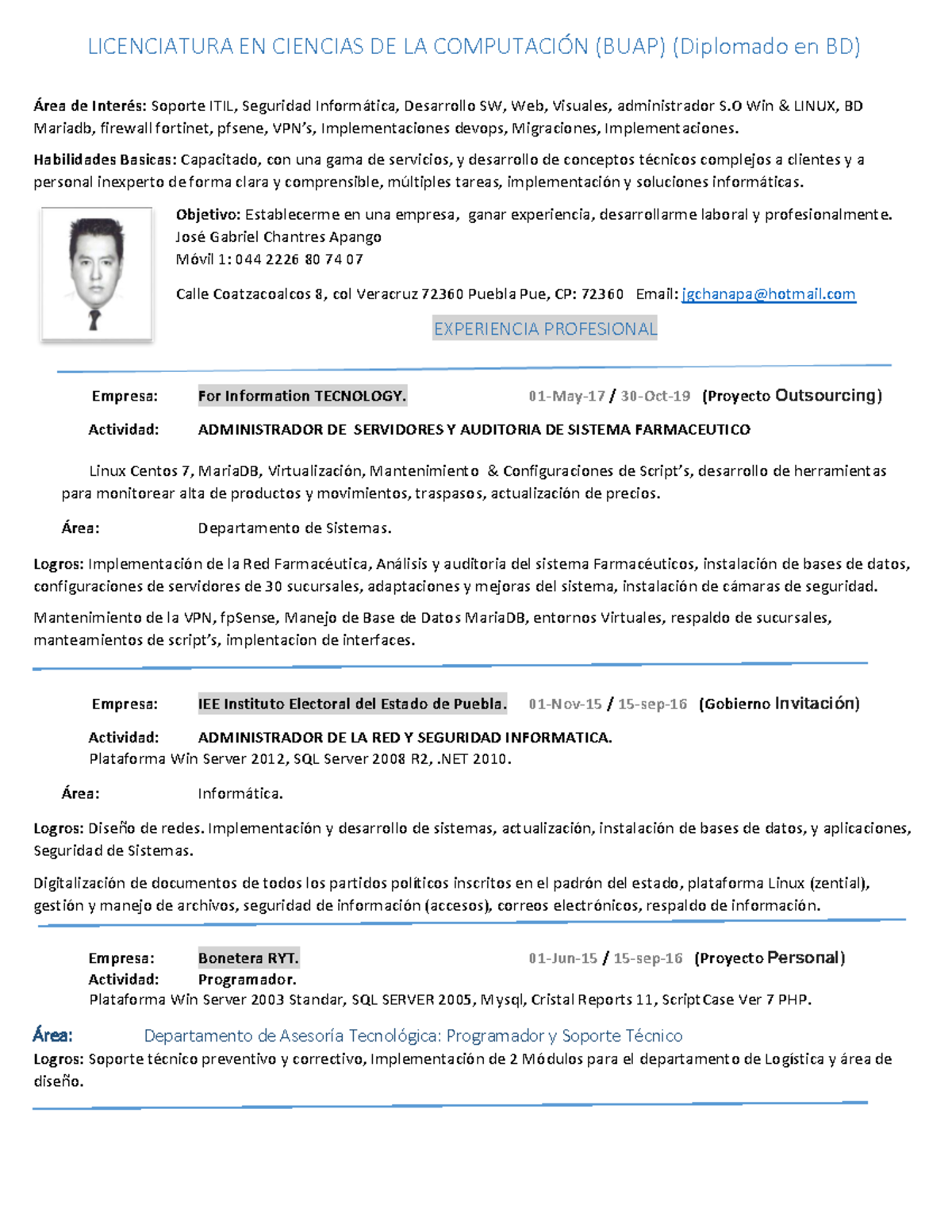 Gabriel chan3 2020 - ertvdsfeaa - LICENCIATURA EN CIENCIAS DE LA COMPUTACI”N (BUAP) (Diplomado ...