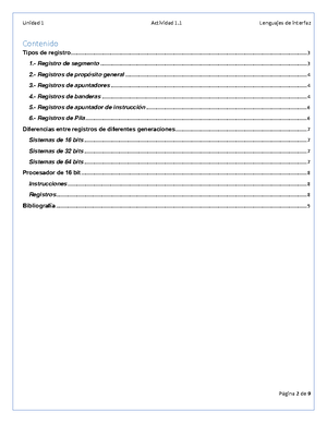 Lenguaje de interfaz Modularización - “Investigación Unidad 3 ...