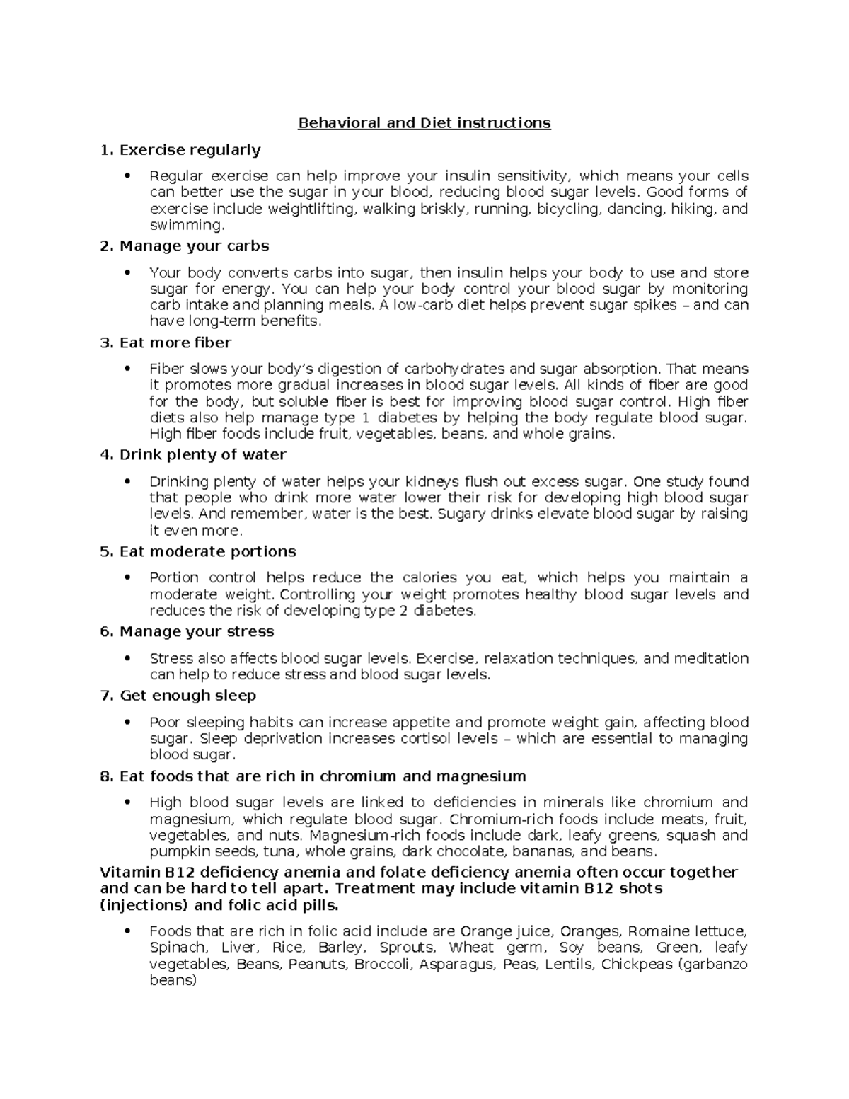 Weight Reduction Process - Behavioral and Diet instructions Exercise ...