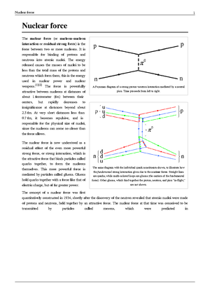 Lecture 13 Basic Nuclear Properties - 13. Basic Nuclear Properties Particle and Nuclear Physics ...