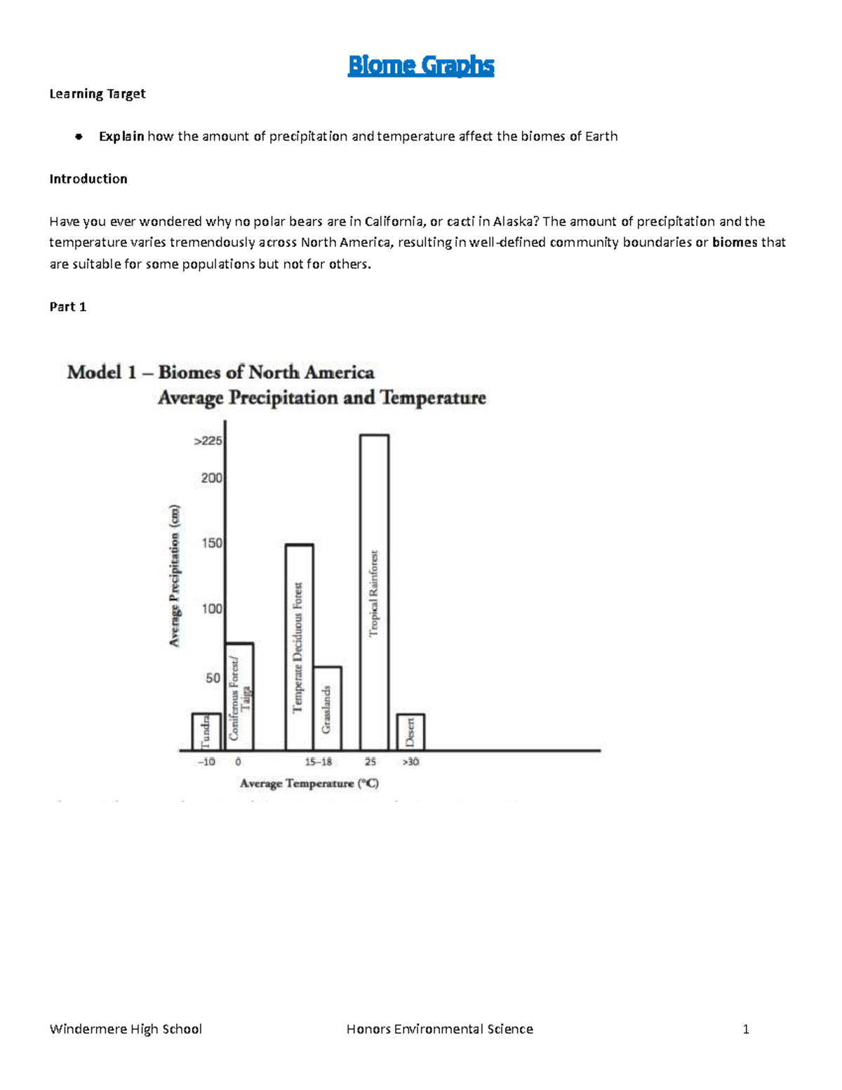 Copy of Biome Graphs- Student.docx - Biome Graphs Learning Target ...