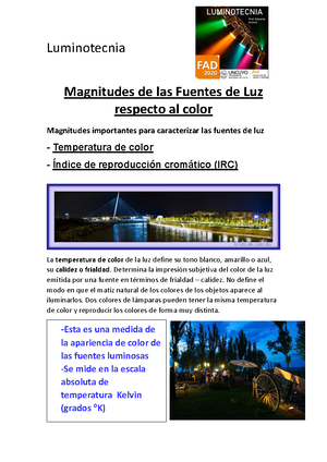 10 el color y la luz resumen - EL COLOR Y LA LUZ COLOR El color es uno ...