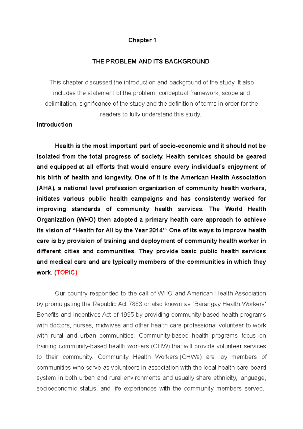 PR2 Chapter 1 Guide - ... - Chapter 1 THE PROBLEM AND ITS BACKGROUND ...