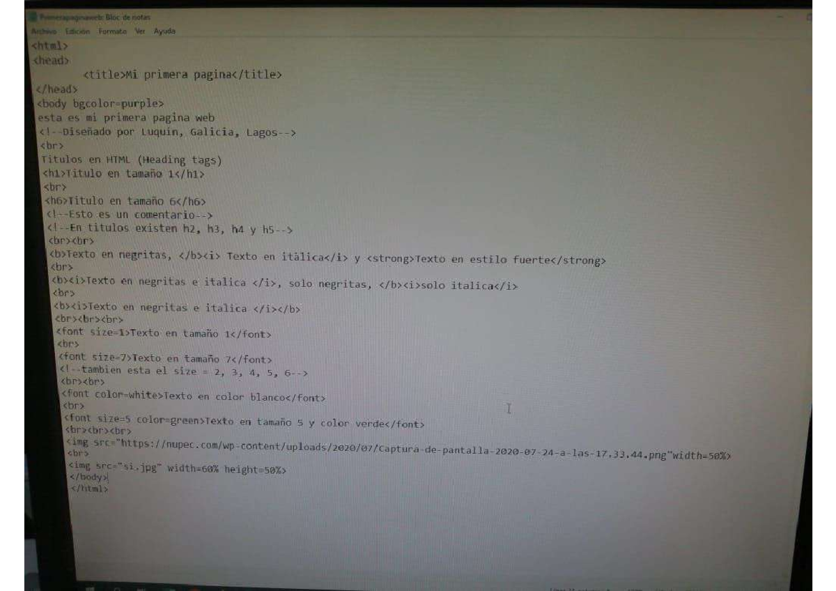 Practica 1 HTML - Aplicaciones de informática comercial - Studocu