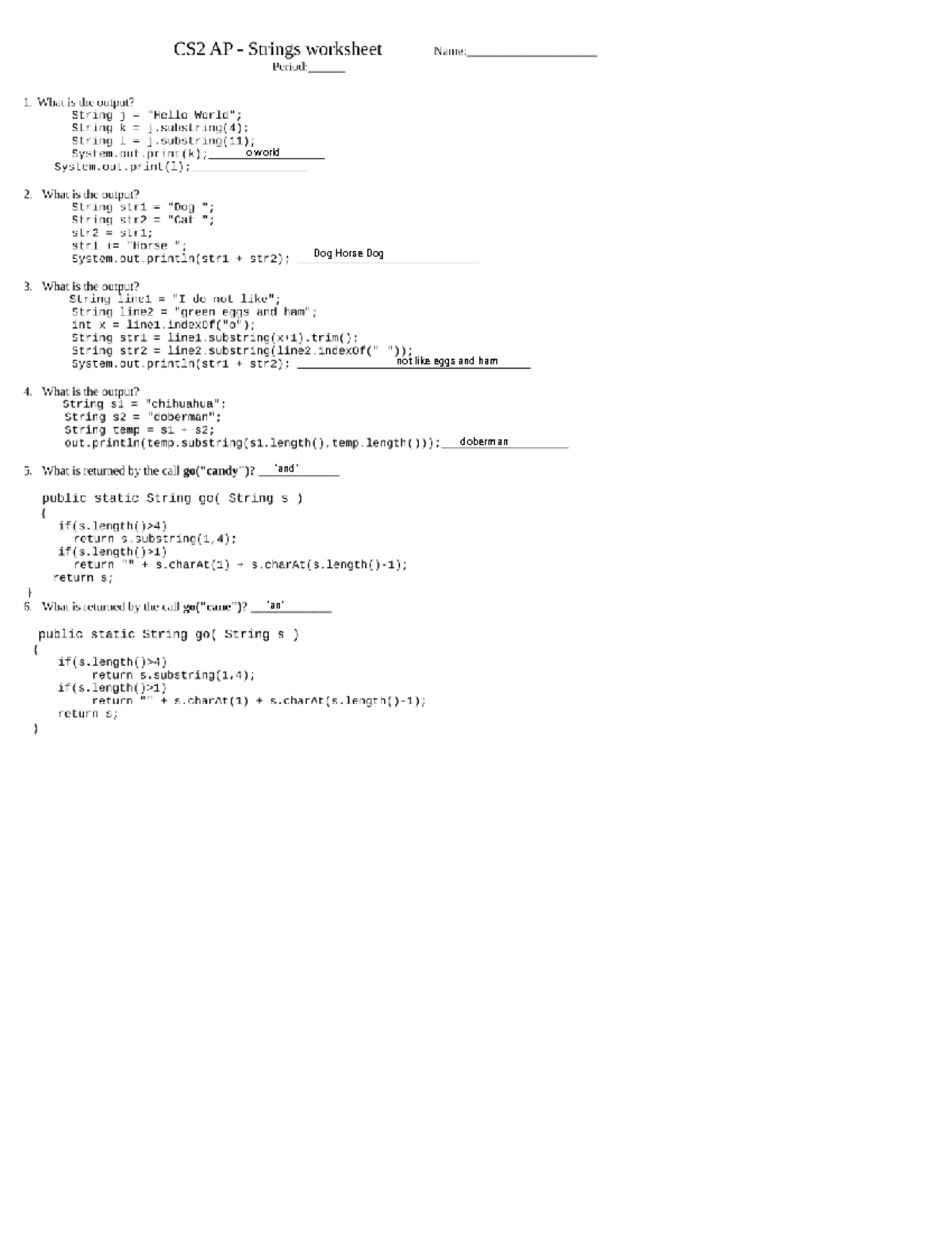 Kami Export - CS2 AP #4 - Name: 2. 3. 4. 5. CS2 AP - Strings worksheet ...