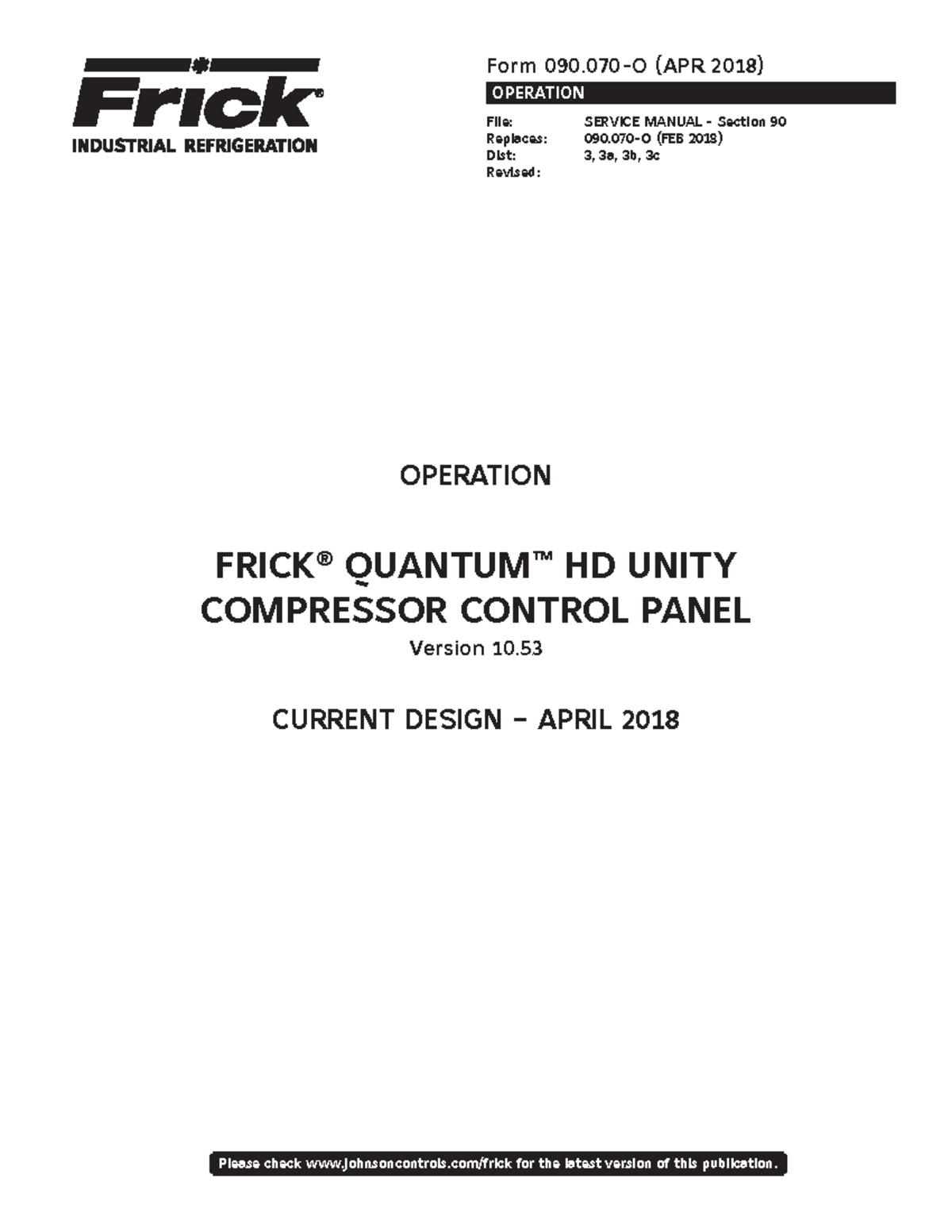 BE O QHD Unity Compressor - OPERATION FRICK ® QUANTUM ™ HD UNITY ...