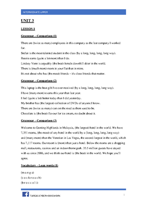 English File 3rd Edition Upper-intermediate. Workbook Answer Key ...