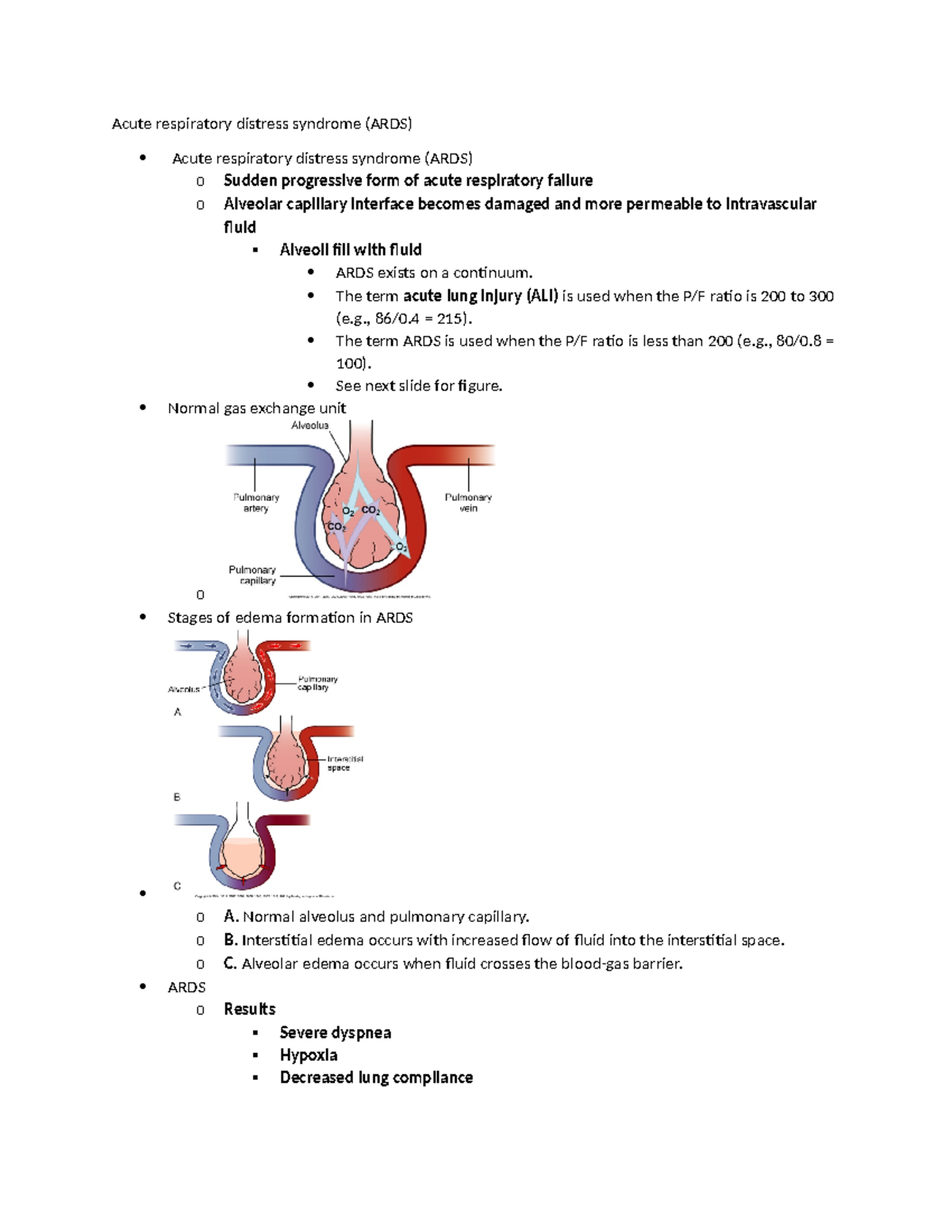 Acute respiratory distress syndrome - The term acute lung injury (ALI ...