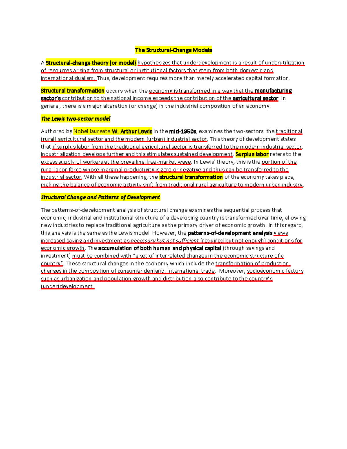 The Structural - The Structural-Change Models A Structural-change ...