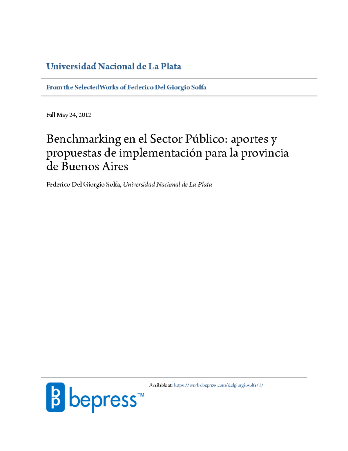 BM bepress - fulltext stamped - Universidad Nacional de La Plata From ...