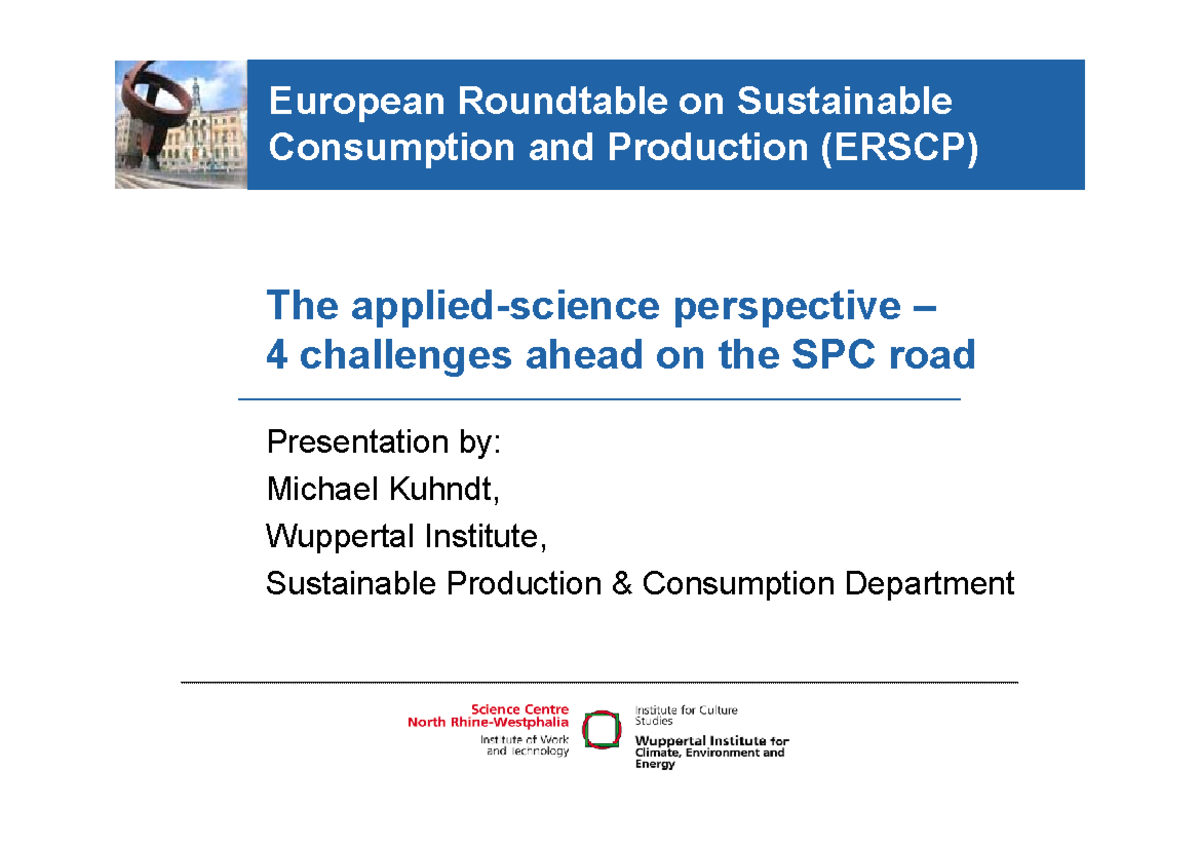 The applied-science perspective – 4 challenges ahead on the SPC road ...
