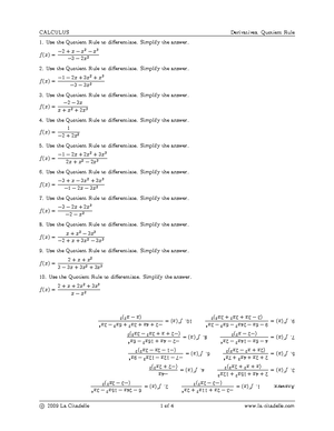 Calculus-Intermediate Value Theorem - MATH-M 211 - Studocu