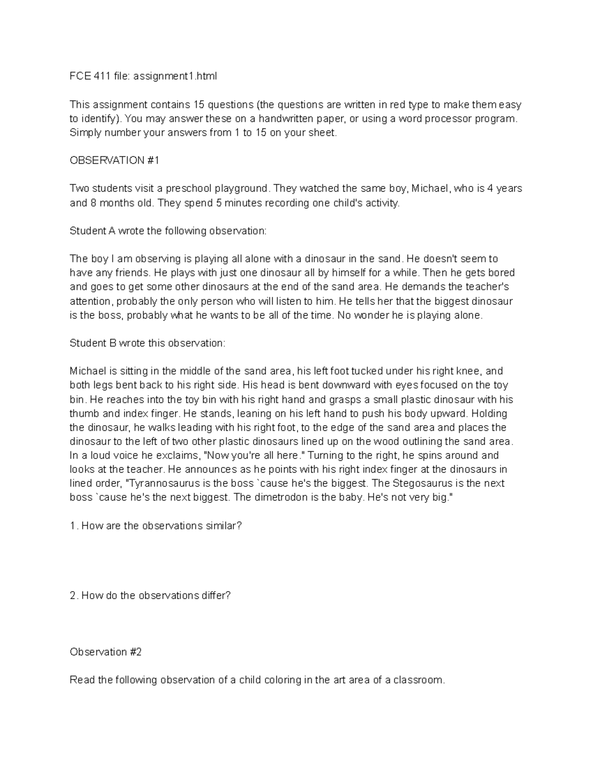 Notes - FCE 411 file: assignment1 This assignment contains 15 questions ...