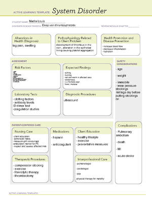 ATI System Disorder - Postpartum Hemorrhage - ACTIVE LEARNING TEMPLATES ...