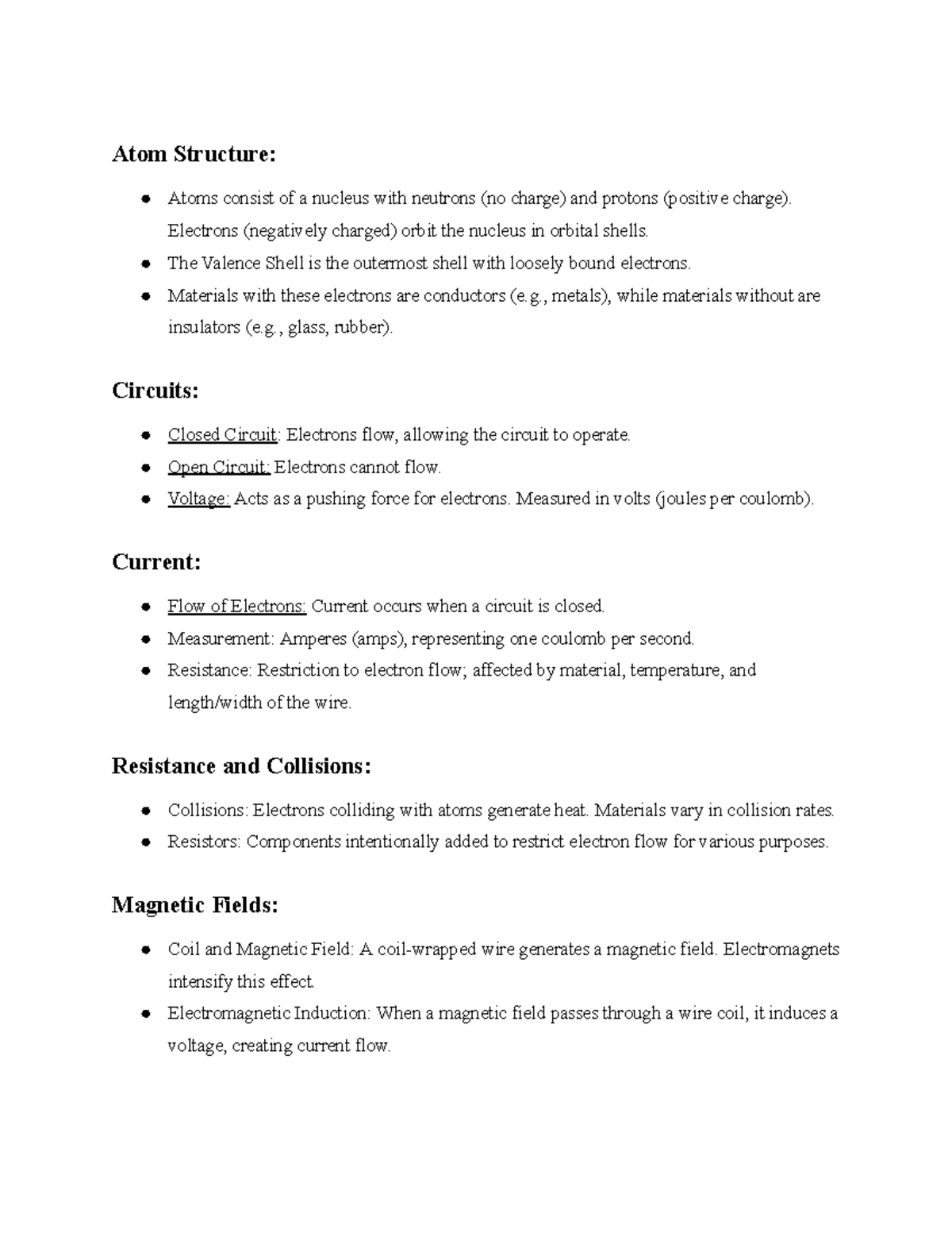 Science Olympiad Placement Test - Atom Structure: Atoms consist of a ...