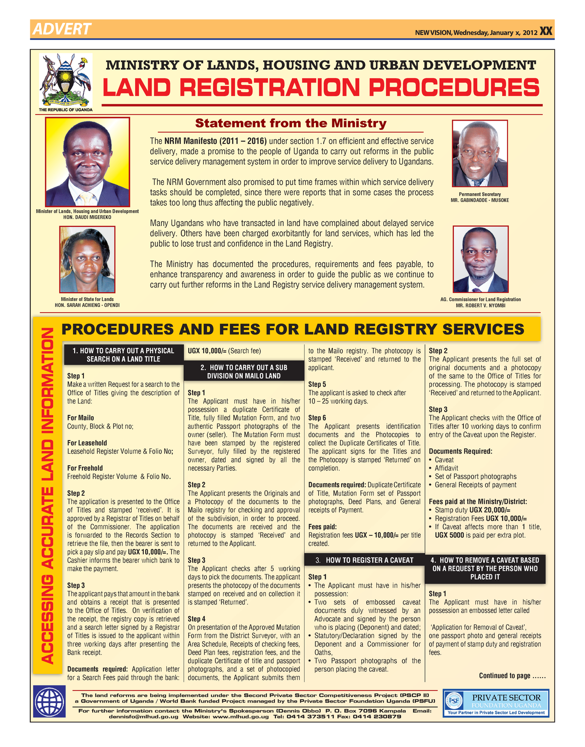 Landc procedures - English - 4242424242 ADVERTNEW VISION, Friday ...