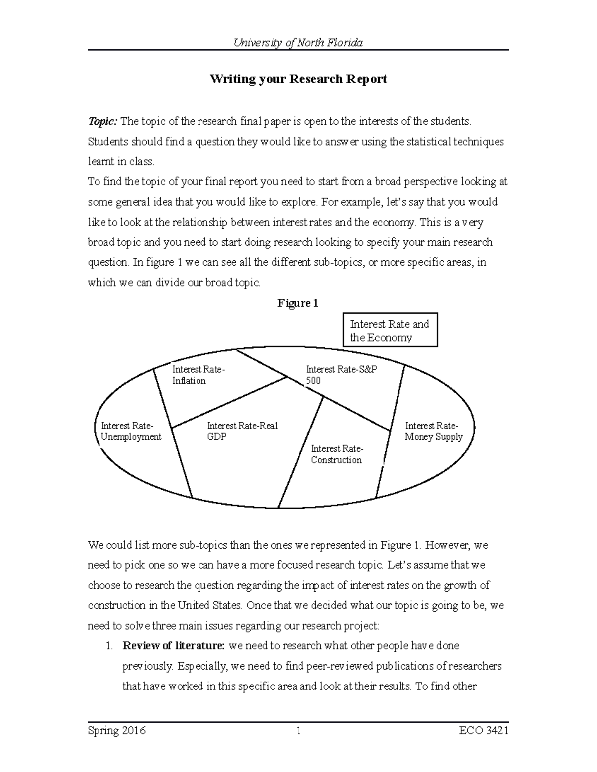 How to Write the Final Paper - Writing your Research Report Topic: The ...