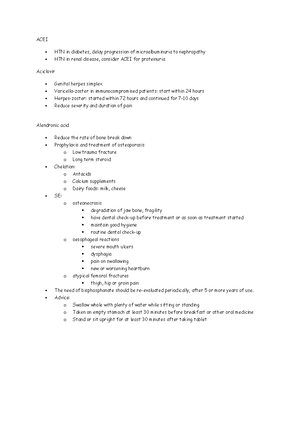 Ultimate BNF Notes - THE ULTIMATE PRE-REG BNF NOTES IMPORTANT ...