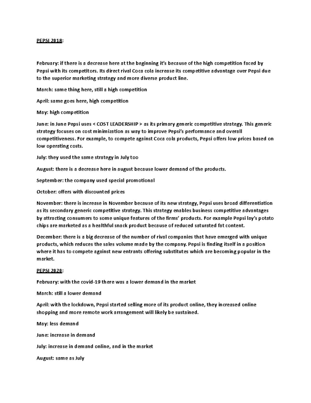 Pepsi 2018 2020 - this is actualy my work - PEPSI 2018: February: if ...