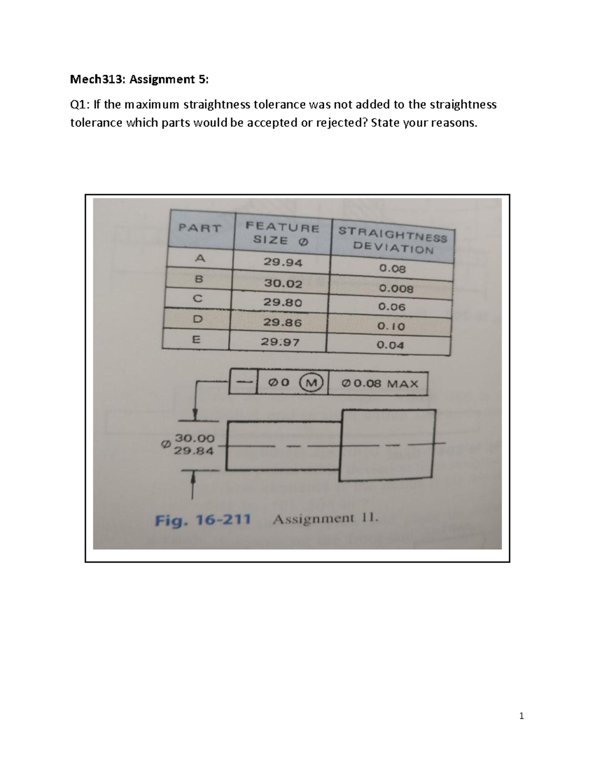 Assignment 5-2019 F - Create working drawing according to standard ...