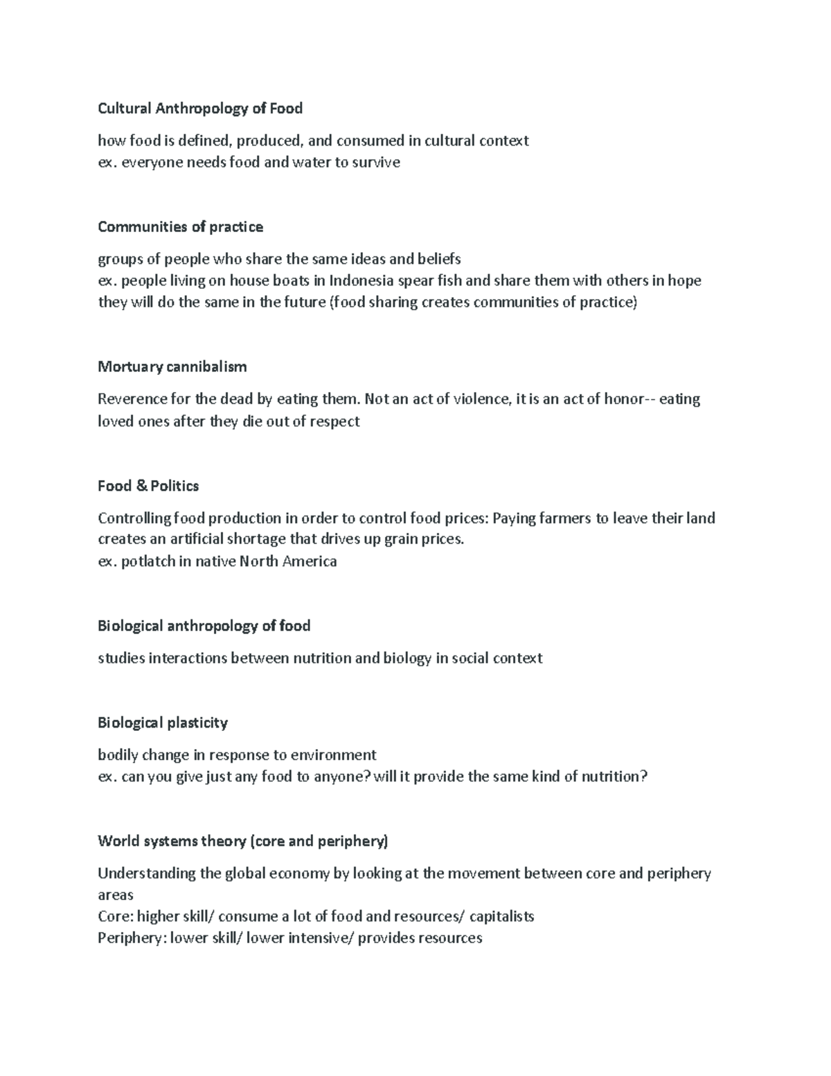 Anthro final review guide - Warning: TT: undefined function: 32 ...