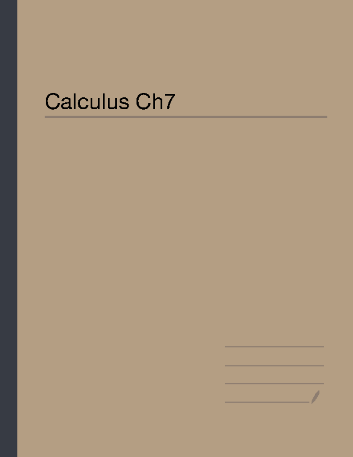 Chapter 7 Notes - Calculus Ch by the substitution rule , the formula ...