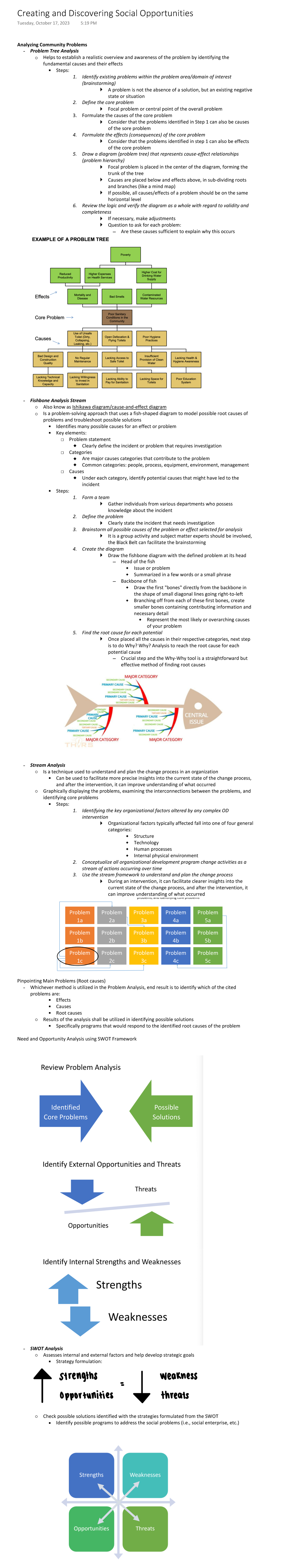Creating and Discovering Social Opportunities - Analyzing Community ...