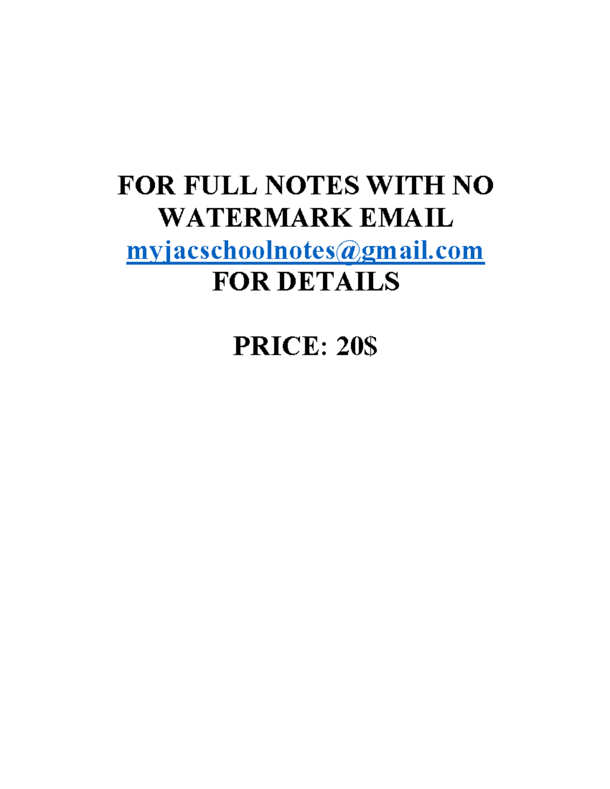 Watermark 202-NYB-05 Chemistry of Solutions Notes - FOR FULL NOTES WITH ...