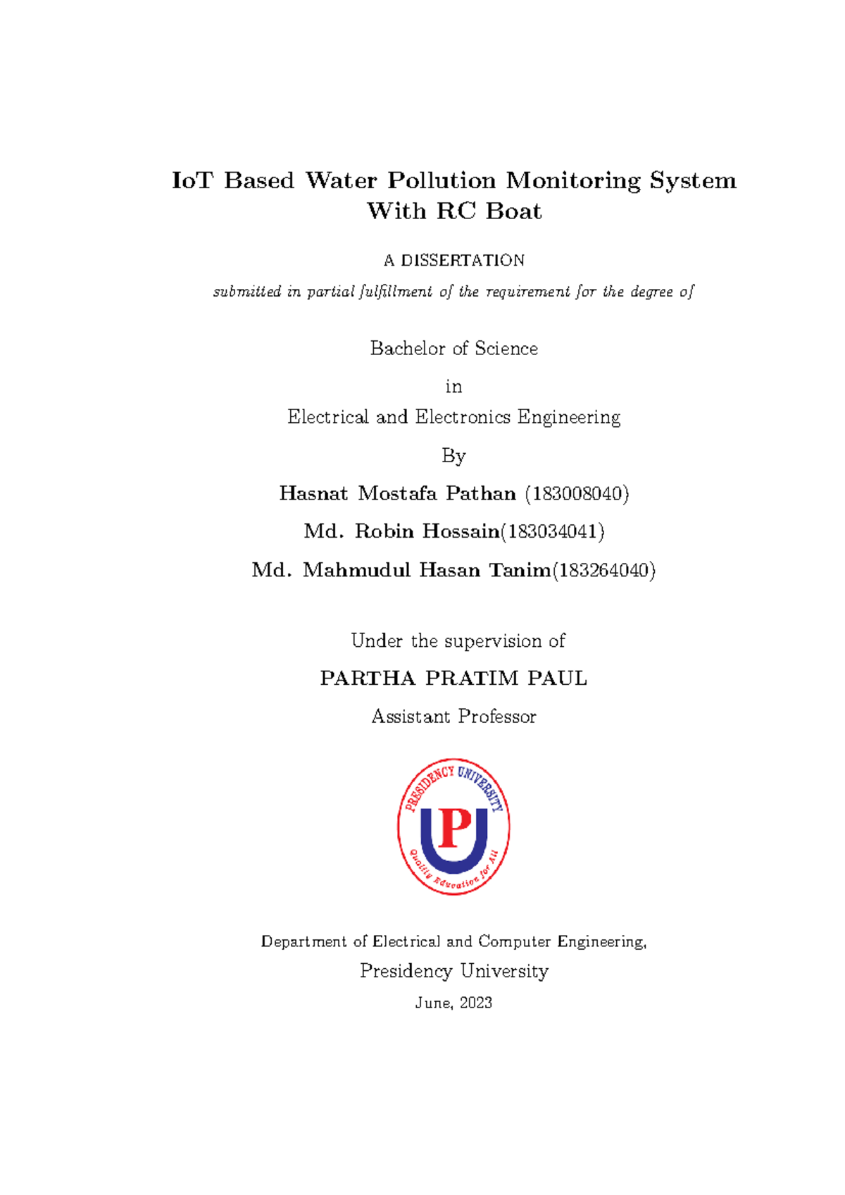 Latest i OT based water pollution monitoring system - IoT Based Water ...