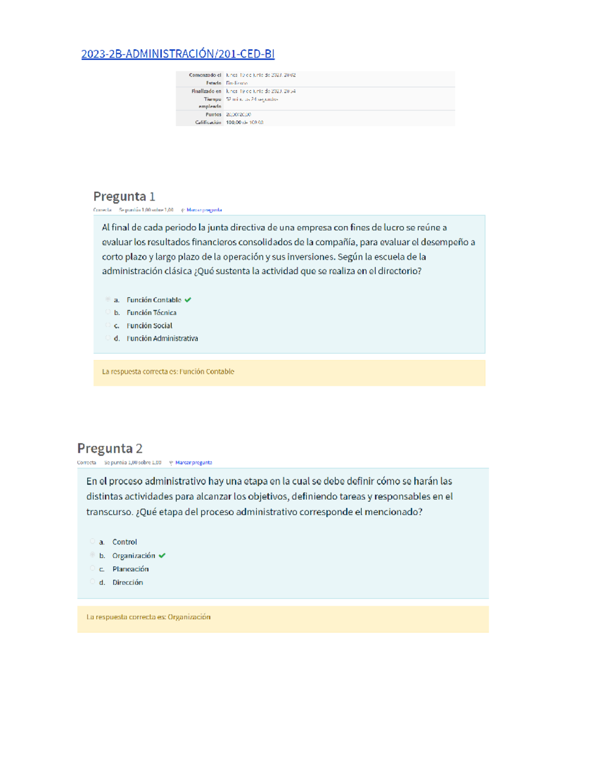 Prueba 1 ADM - Administracion - Studocu