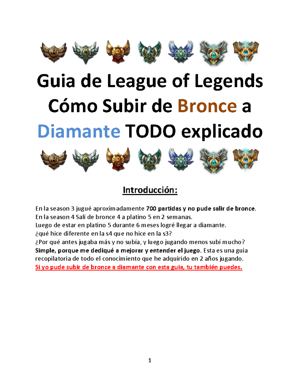 Guia league of legends - una guia - Guia de League of Legends Cómo ...