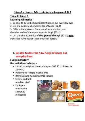Week 2 Summary - Cell structure & metabolism - Week 2 – Topic 3 (Ch 4 ...