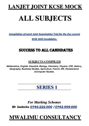 THE Samaritan KCSE Essays S2 - THE SAMARITAN POSSIBLE KCSE ESSAYS A ...