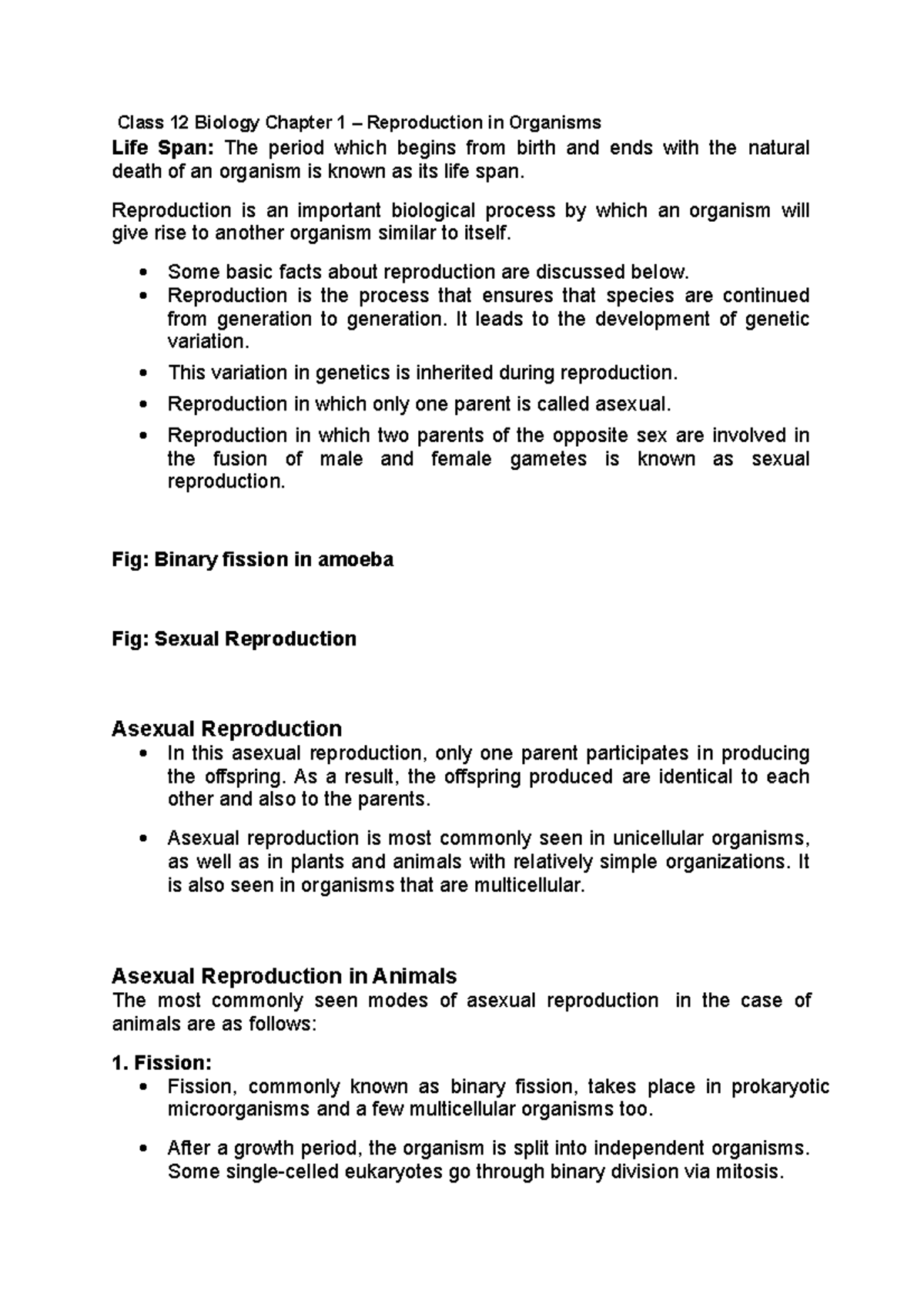 Class 12 Biology Chapter 1 revision - Class 12 Biology Chapter 1 ...