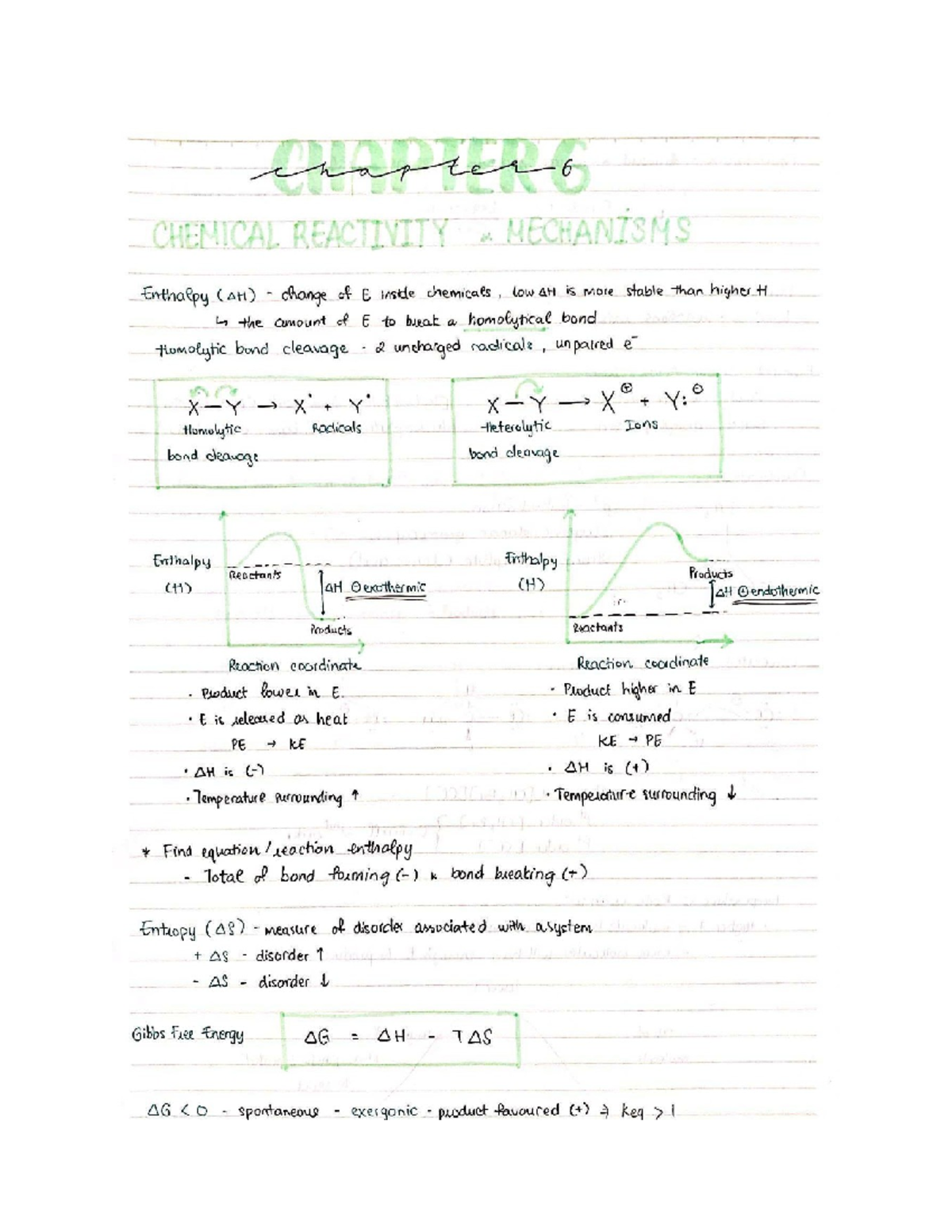 CHEM330 - Chapter 6 - CHEM 330 - Studocu