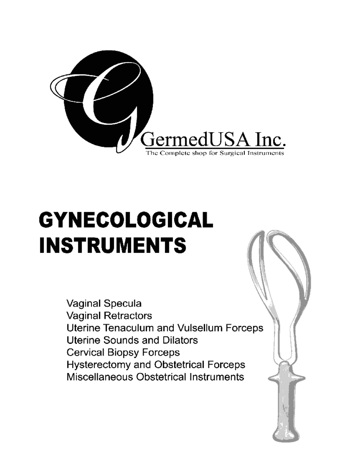 Gynecological Instruments - GermedUSA Inc. The Complete shop for ...