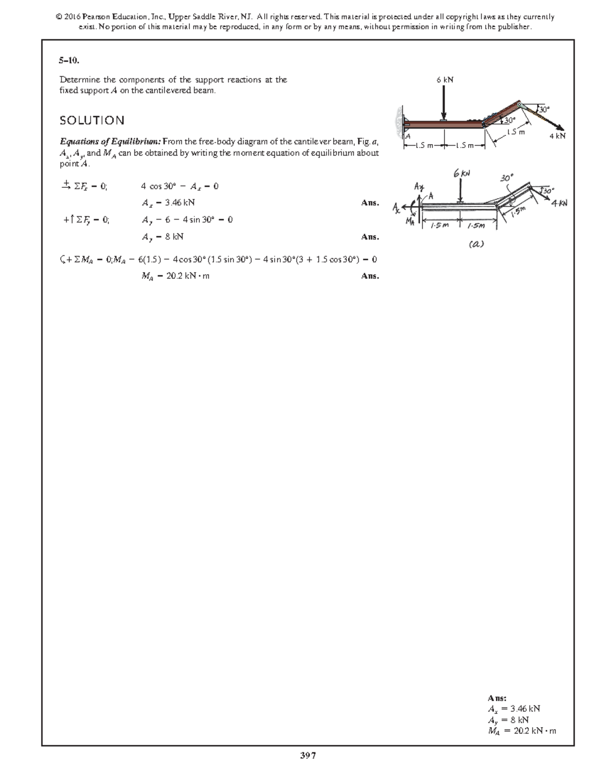 Chapter 5 - Solution manual - exist. No portion of this material may be reproduced, in any form ...
