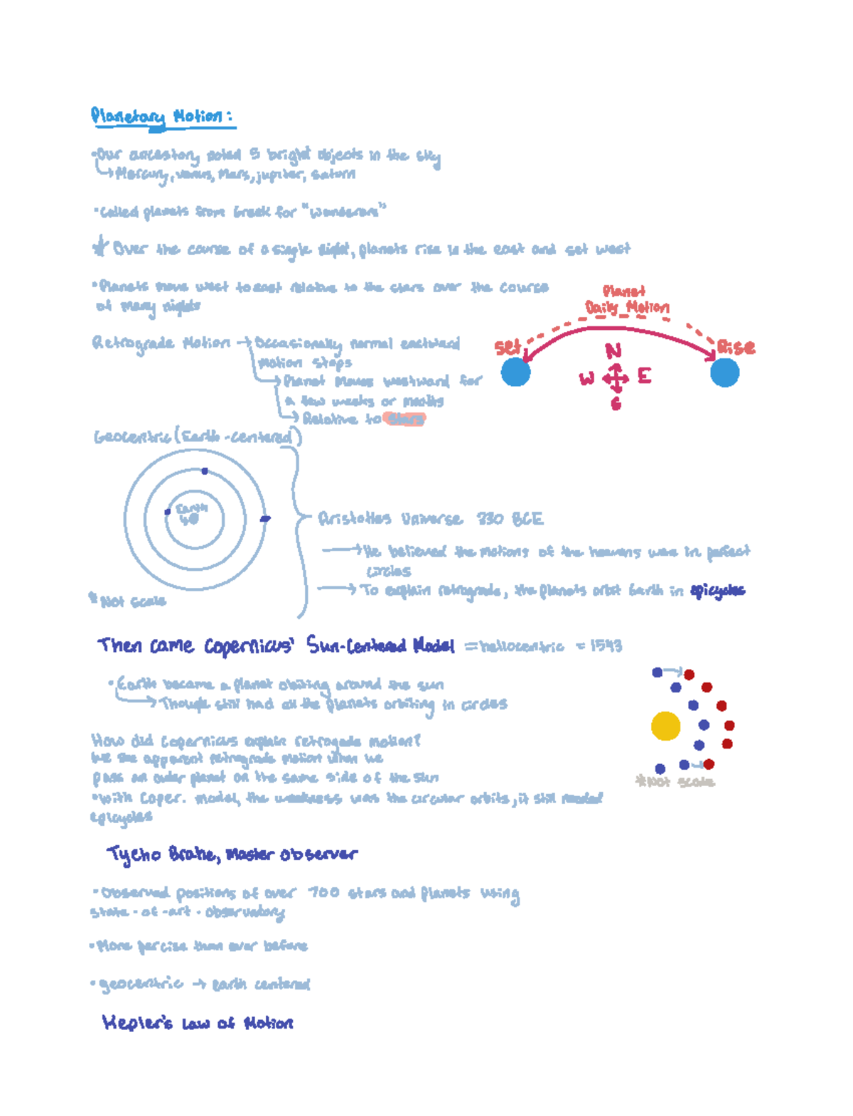 Lecture 4 - laws of planetary motion - ASTR 121 - Studocu