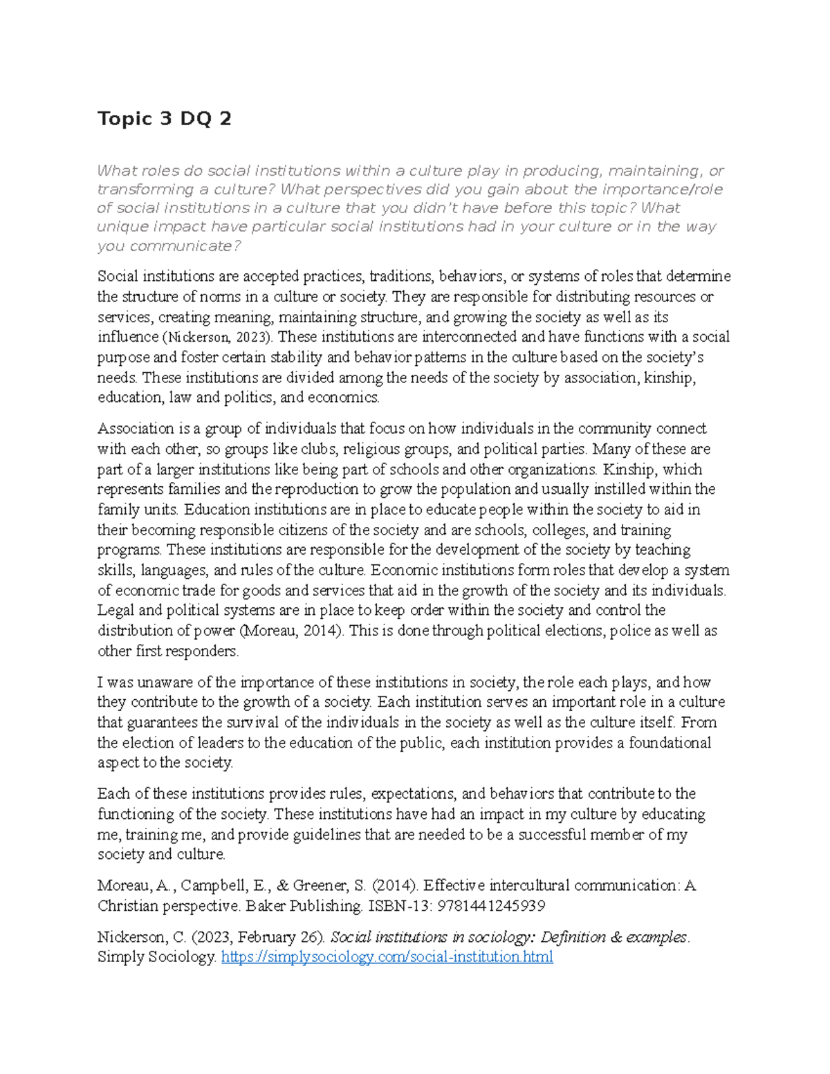 Topic 3 DQ 2 COM-263 - It is a discussion question - COM-263 - GCU ...