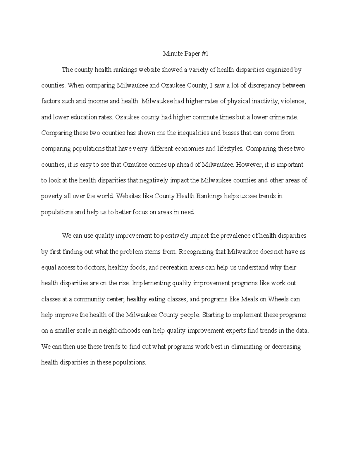 Minute Paper - This is a document with remediation tips and tricks for ...