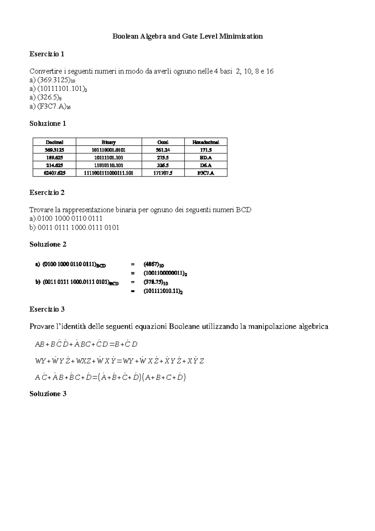 Boolean Algebra and Gate Level Minimization - Boolean Algebra and Gate Level Minimization ...