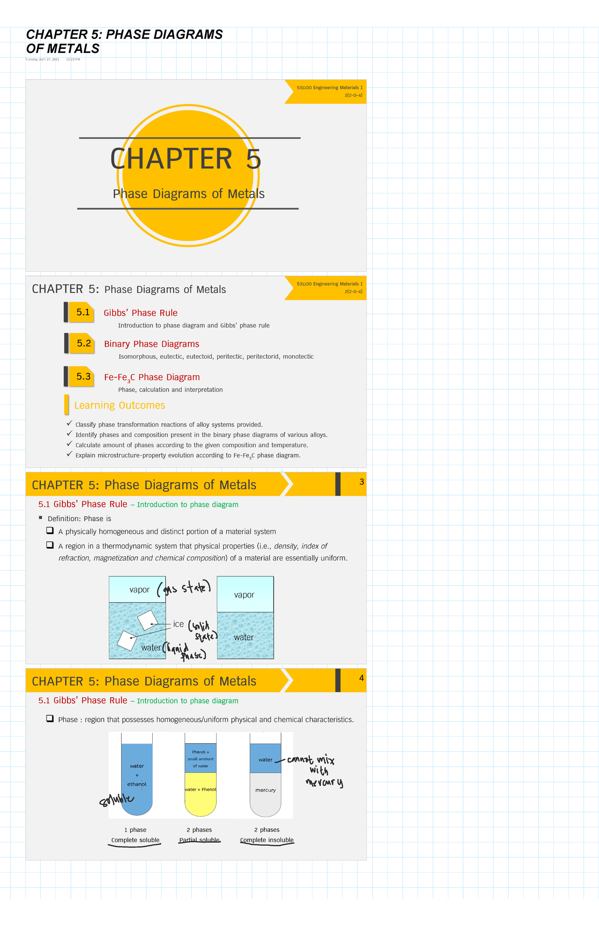 Chapter 05 Reviewer - Mechanical engineering - &+$37(5 3+$6( ',$*5$06 2 ...
