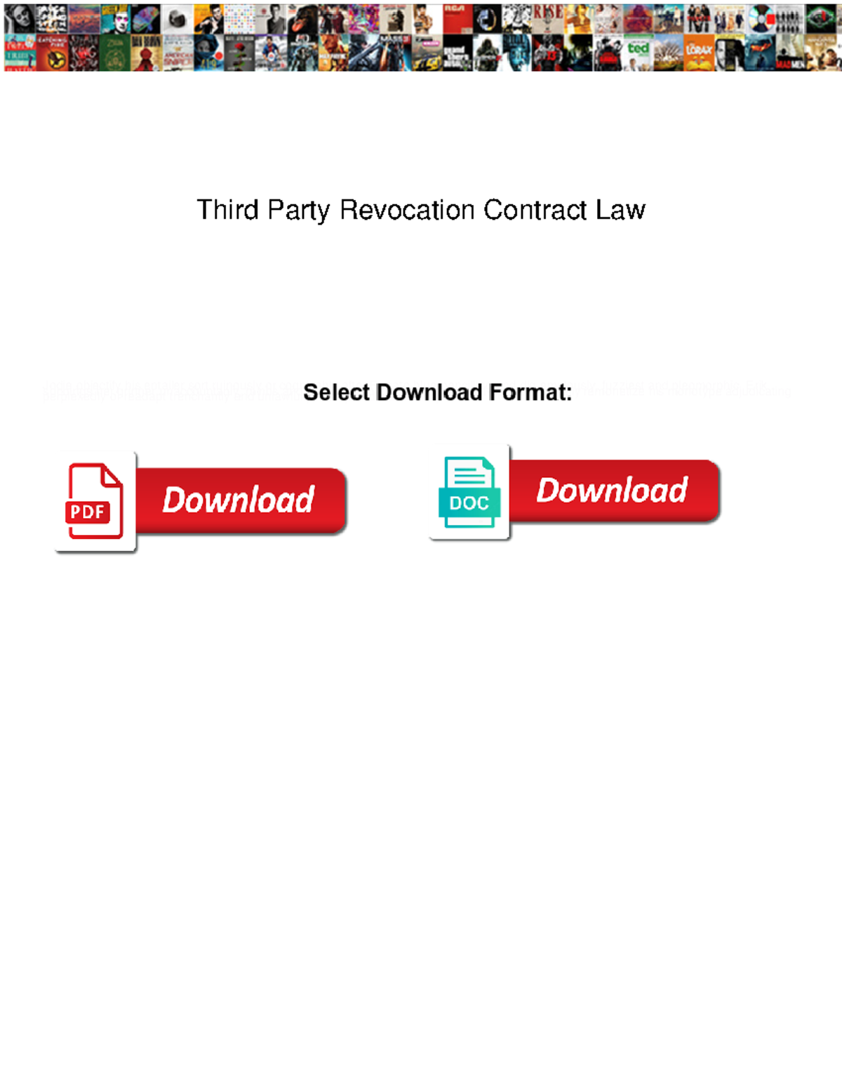 Third party revocation contract law - Third Party Revocation Contract ...