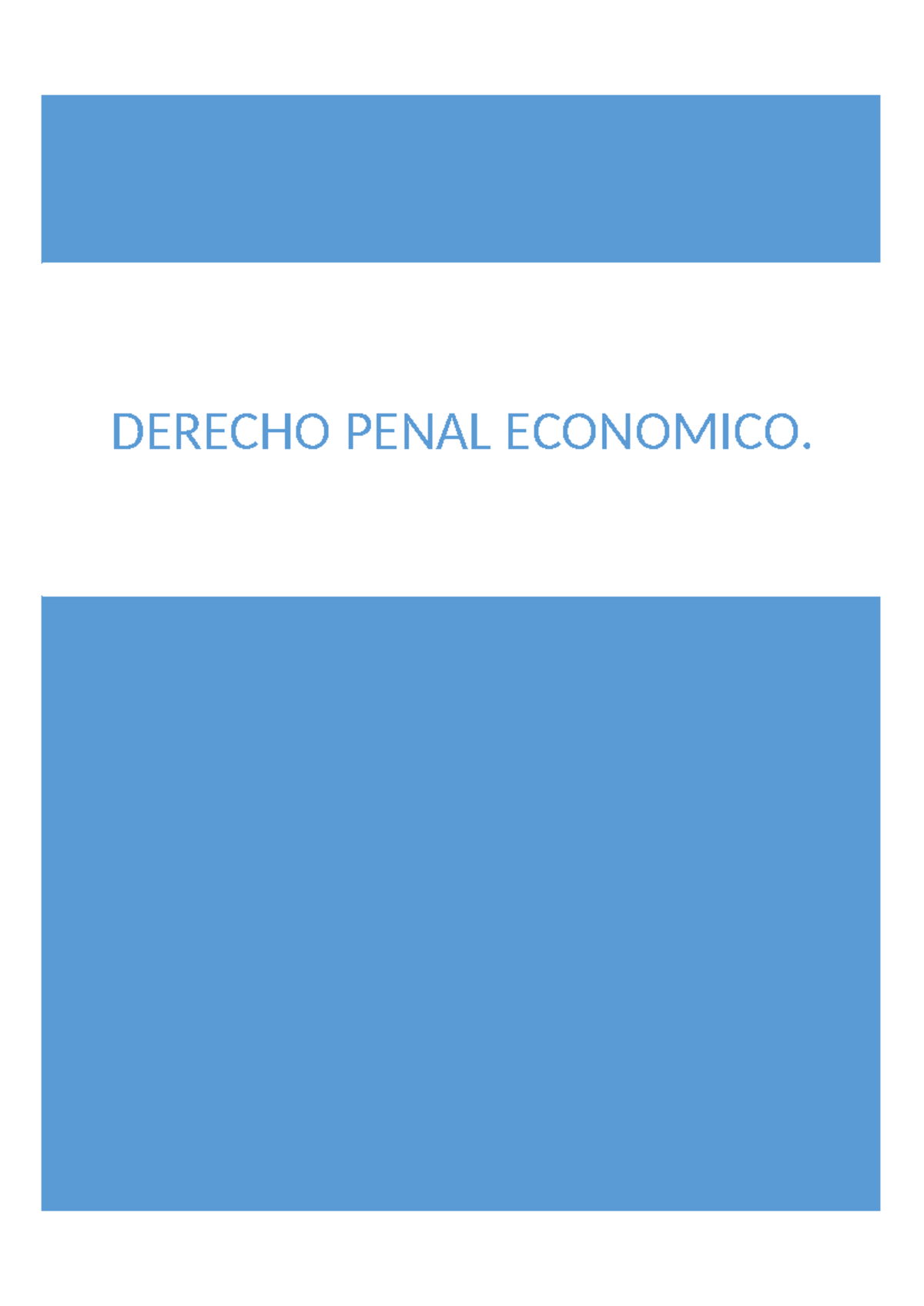 Resumen Derecho Penal Economico Derecho Penal Economico El Contenido