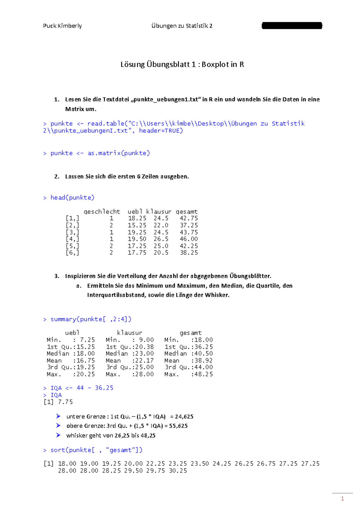 Uebl1 - SOSE17 - Übungen Statistik 2 - Warning: TT: undefined function: 32 Warning: Popup ...